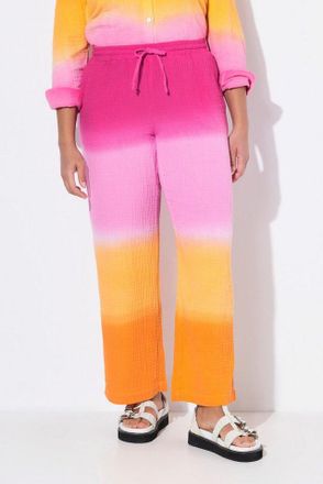 Angel Of Style Schlupfhose Hose gerades Bein Musselin Farbverlauf