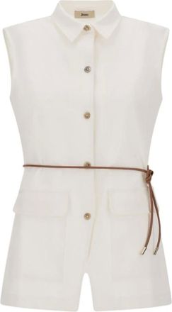 Herno Femme, Blouses et Chemises, Blanc, Taille: 36 FR Chemises
