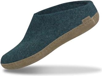 Glerups dk B Slipper Mixte Adulte Pantoufles en Feutre,Chaussons, Turquoise (Petrol),42 EU