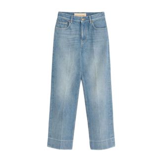 Valentino Garavani Femme, Jeans, Bleu, Taille: W27 Jean Bleu en Coton Élégant Écologique
