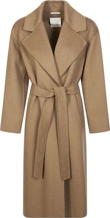 Max Mara Femme, Manteaux, Beige, Taille: 36 FR Hobby Cappotto Vestaglia
