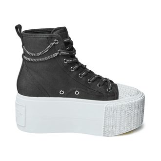 Marc Jacobs Femme, Chaussures, Noir, Taille: 41 EU High Platform Baskets