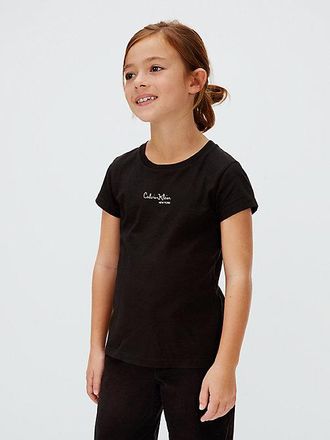 Calvin Klein Schmales T-shirt - Ck Black - M&auml;dchen - 16 Jahre (170 cm)