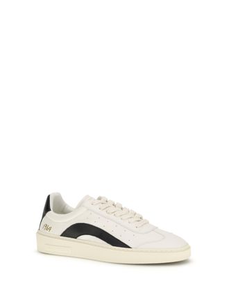 Dsquared2 Mens Rider Sneakers Bianco-Nero Bianco/nero