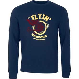 Barbour Duke Pullover - - Sweatshirts & Hoodies - Herren - Blau - L
