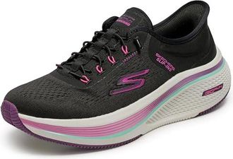 Skechers Go Run Elevate 2.0 Banyan Baskets à Enfiler Mains Libres pour Femme, Noir/Rose, 39 EU