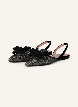 Pretty Ballerinas Slingballerinas Merle Mit Pailletten schwarz