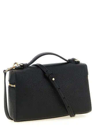 Tory Burch Romy Top Handle Bag - Black
