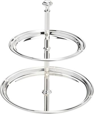 Bredemeijer Etagere Elegance 2-fach gross 17x22cm versilbert
