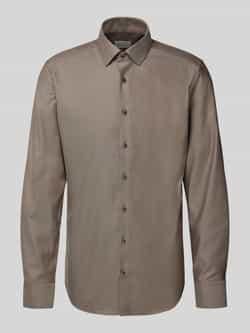 Eterna Slim Fit Business-Hemd mit Kentkragen