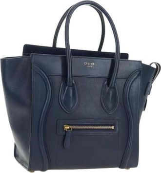 Celine Sac &agrave; main vintage Pre-owned - Femme - Pre-owned - Bleu - Taille: ONE Size