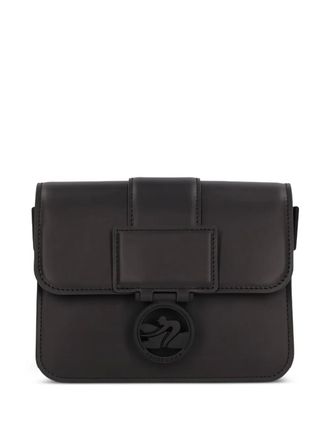 Longchamp sac à bandoulière Box-Trot à rabat - Noir