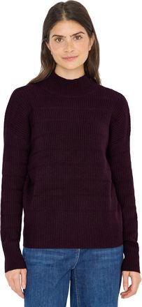 Cecil Damen 3015678 Strukturmix Pullover, Eggplant Red, XL