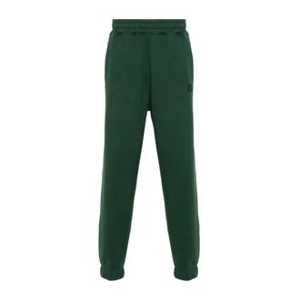 Maison Kitsun&eacute; Fox Head Patch Jogginghose - - Trousers - Herren - Gr&uuml;n - XL