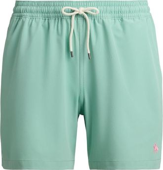 Ralph Lauren Glatte Badeshorts in Stretch-Qualit&auml;t mit kleiner Pony-Stickerei in