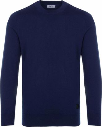 Iceberg Herren, Strickwaren, Blau, LGröße