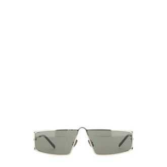Saint Laurent Sonnenbrille mit Logo-Gravur - - Accessories - unisex - Grau - ONE SIZE