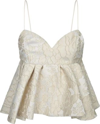 La DoubleJ Femme, Blouses et Chemises, Beige, Taille: 36 FR Satine Top