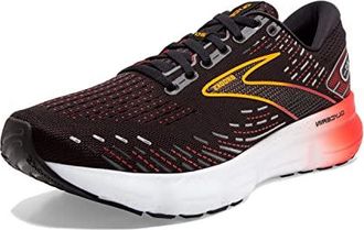 Brooks Chaussures de running sur route Homme Glycerin 20 (Medium), Black/Blackened Pearl/Fiery Red, 42.5 EU