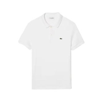 Lacoste Polo mit kurzen &Auml;rmeln und 2 Kn&ouml;pfen - - Tops - Herren - Wei&szlig; - XL