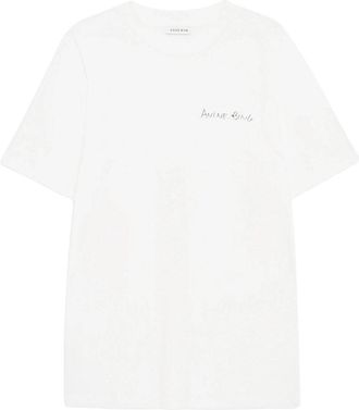 Anine Bing Walker Tee Lyrics Ivory A0810771ivy1