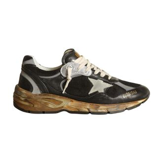 Golden Goose Homme, Chaussures, Noir, Taille: 40 EU Dad-Star Noir/Argent/Glace Baskets