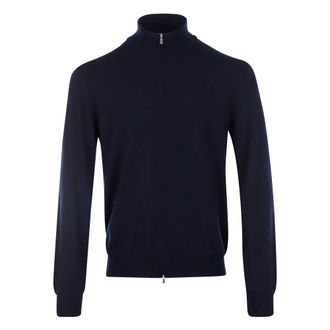 Gran Sasso Homme, Pulls, Bleu, Taille: XL Tricot &eacute;l&eacute;gant pour hommes