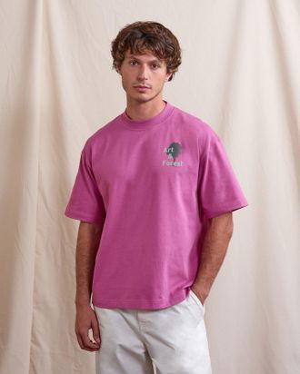 Faguo T-shirt imprim&eacute; forest fuschia