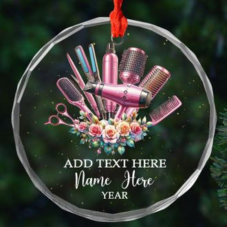 Generic Friseur Hängende Ornamente Mit Schnur Weihnachtsschmuck Glas Christbaumschmuck Anhänger