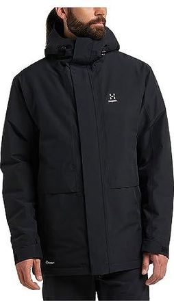 Hagl&ouml;fs Haglofs Salix Proof Mimic Parka Veste, True Black, M pour homme, Noir (True Black), M