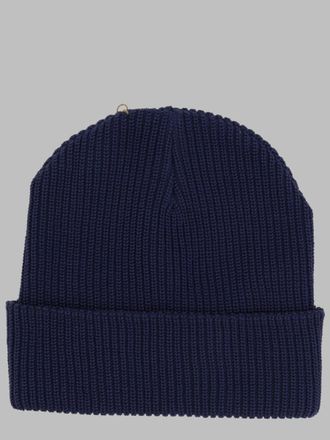 Patagonia 66046K_PONN Logo-Patch Recycled Polyester Beanie - Blue