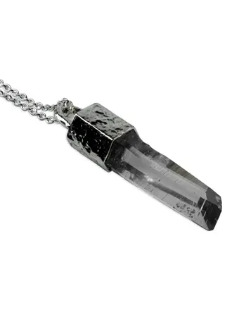 Parts Of Four collier &agrave; pendentif en quartz - Argent