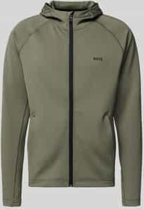 HUGO BOSS Regular Fit Trainingsjacke aus schnell trocknendem Gewebe Modell SICON ACTIVE
