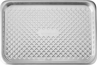 MasterClass MasterClass Recycled Aluminum Large Baking Tray, Backblech für den Ofen, 40 x 27cm, stapelbare Backformen | Superior Heat Distribution & Warp Resistan