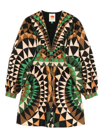 Farm Rio blouse Heart Deco - Noir