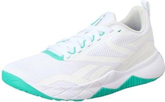 Reebok Femme NFX Trainer Sneaker, Footwear White/Black/Unleashed Green, 36 EU