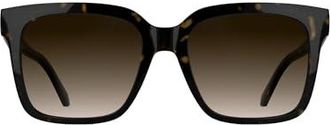 Calvin Klein Jeans CKJ25624S Sunglasses, Dark Havana, Taille Unique Womens