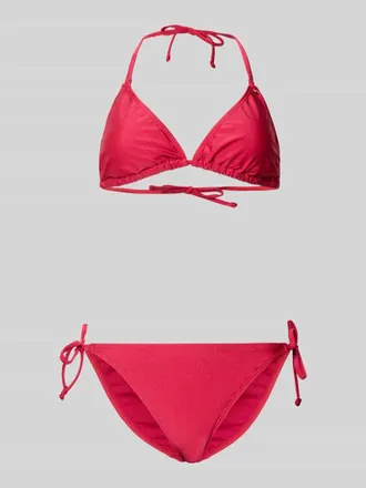 Shiwi Slim Fit Bikini-Set mit Logo-Applikation