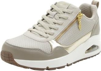 Skechers Baskets Uno Metallic Sliders pour Femme, Taupe, 40 EU
