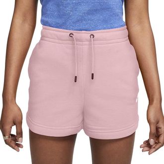 Nike Nike Damen Nsw Essntl Flc Hr Ft Hose, Pink Glaze/White, M EU