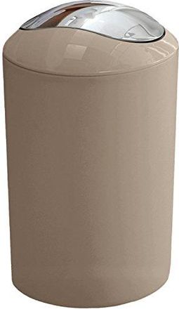 Kleine Wolke 5063271858 Kosmetikeimer Glossy,Volumen 5 L, Beige (Taupe)(set of 2)