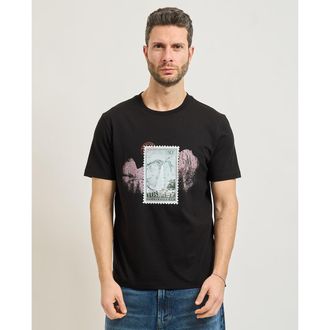 HUGO BOSS T-shirt homme Divalis avec imprim&eacute; timbre
