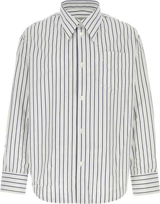 Ami Homme, Chemises, Multicolore, Taille: M Chemise Large Manches Longues &Agrave; Col Pointu Et Ami De En Relief