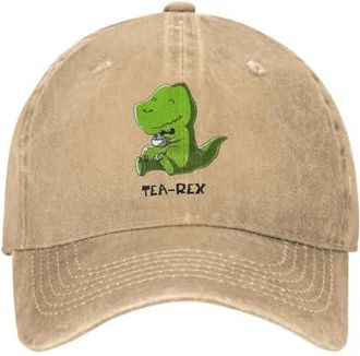 Generic Casquette de Baseball d&eacute;contract&eacute;e Tea Rex Style Camionneur Chasse aux Dinosaures Camping Protection Solaire Unisexe Tendance ann&eacute;es 2000 Cadeaux pour