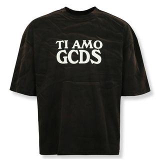 GCDS Gcds, Homme, Tops, Noir, Taille: S T-Shirt Imprim&eacute;