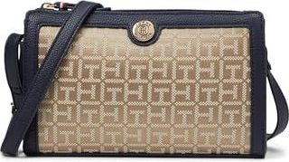 Tommy Hilfiger Wilder II Sac &agrave; bandouli&egrave;re zipp&eacute; pour femme Kaki Taille S