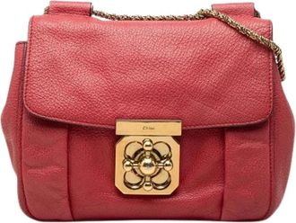 Chlo&eacute; Pre-owned Elsie Crossbody Bag - Femme - Pre-owned - Rouge - Taille: ONE Size