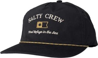 Salty Crew Steadfast Casquette 5 panneaux Taille unique, Noir