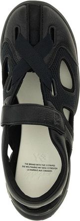 adidas Cut-out Leather Sneaker - Black