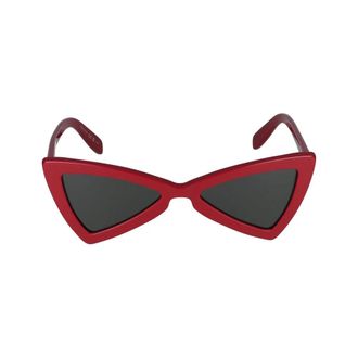 Saint Laurent Rot Graue Sonnenbrille SL 207 Jerry - - Accessories - Damen - Rot - 53 MM